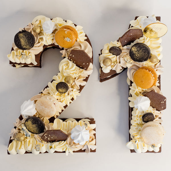 Grand "Noir" - Fudge Truffle Numbers – Cute Cakes & Co