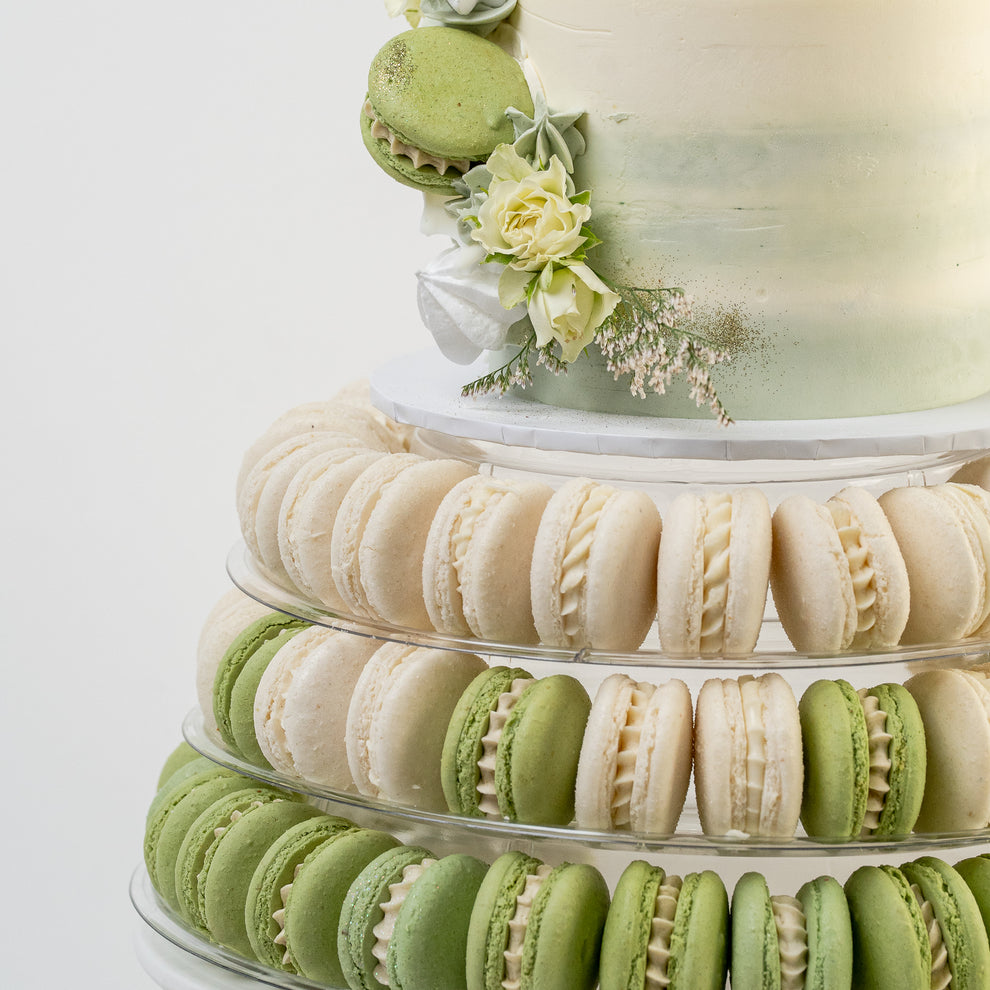 Cake & Macarons Tower - Chantelle – Cute Cakes & Co